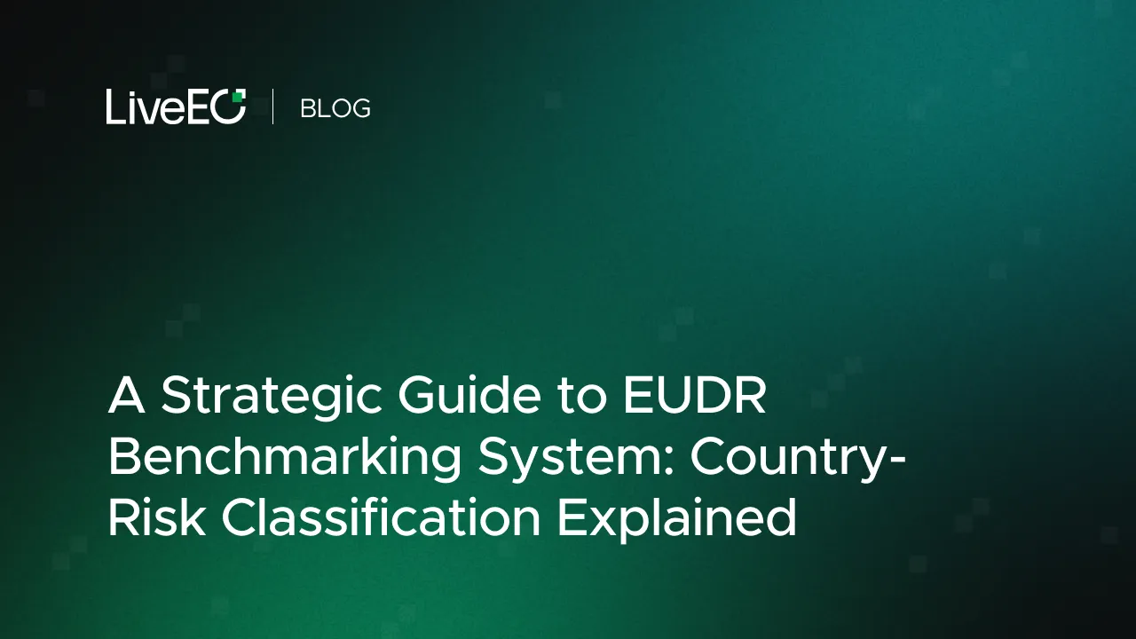 LiveEO l A Strategic Guide to EUDR Benchmarking System: Country-Risk Classification Explained